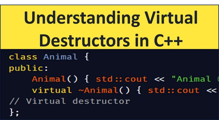 Understanding Virtual Destructors in C++ – Codegenus: Everything Coding!