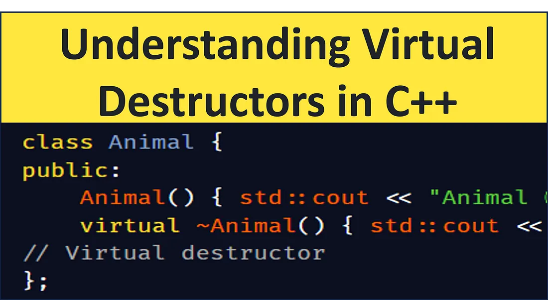 Understanding Virtual Destructors in C++ – Codegenus: Everything Coding!